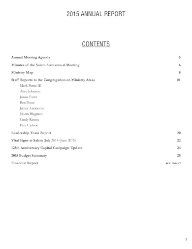 20+ Church Annual Report Templates in PDF | DOC | XLS