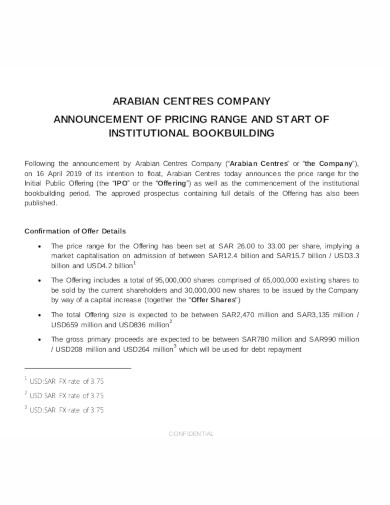 17+ Company Announcement Templates in PDF | XLS | DOC