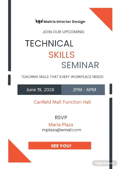 19+ Seminar Invitation Templates - Samples, Examples, Formats