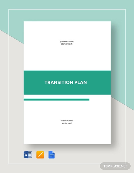 26+ Transition Plan Templates - Free Word, PDF Documents Download!
