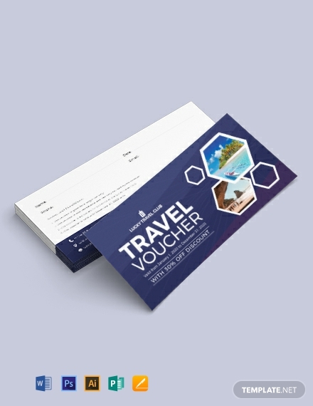 15+ Travel Voucher Templates - PSD, MS Word, Publisher, Illustrator ...