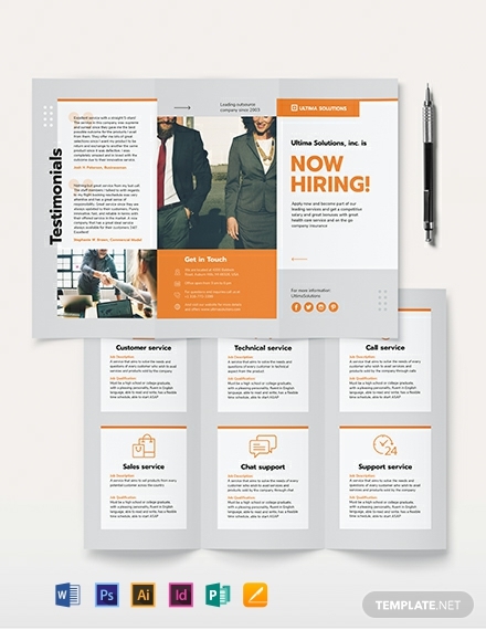 11+ Employee Recruitment Brochure Templates - Samples, Examples, Formats