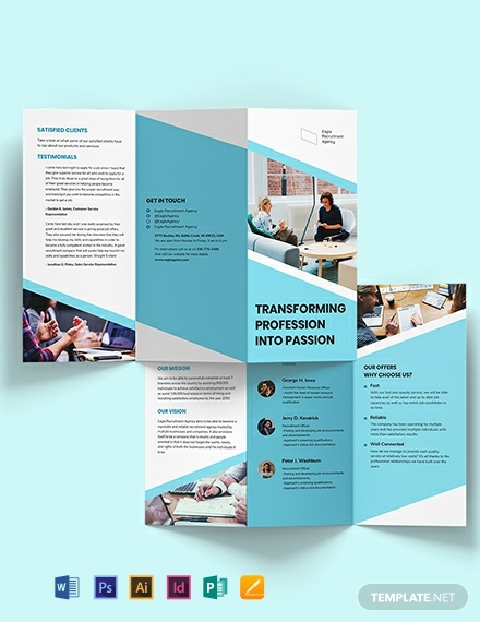 11+ Employee Recruitment Brochure Templates - Samples, Examples, Formats