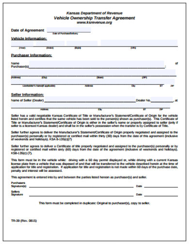 Ownership Transfer Letter Templates - Google Docs, MS Word, Apple Pages ...