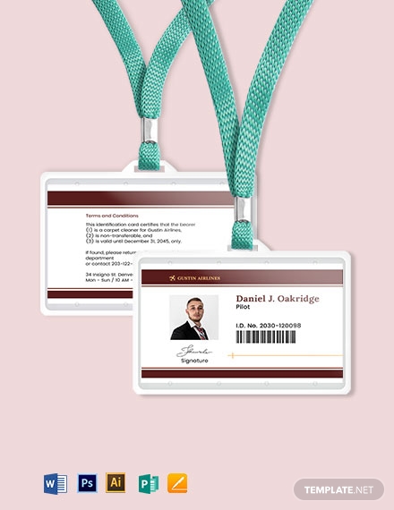 9+ Travel ID Card Template - Illustrator, Pages, InDesign, Photoshop ...