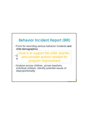15+ Behavior Incident Report Templates - Google Docs, Word, Pages, PDF