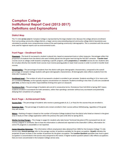 17+ College Report Card Templates in AI | PSD | PDF