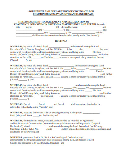 16+ Declaration Agreement Templates - PDF