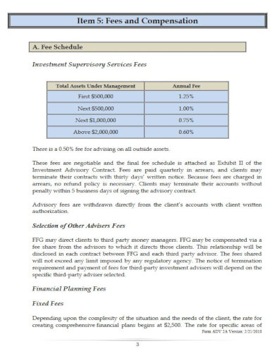 10+ Financial Service Brochure Templates - PDF