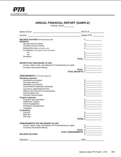 10+ Financial Report Templates - Google Docs, Excel, Word, Numbers ...