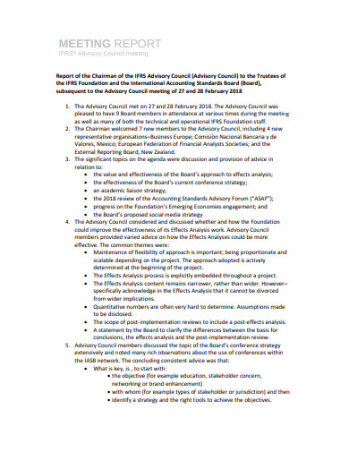 21+ Meeting Report Templates in Google Docs | Word | Pages | PDF