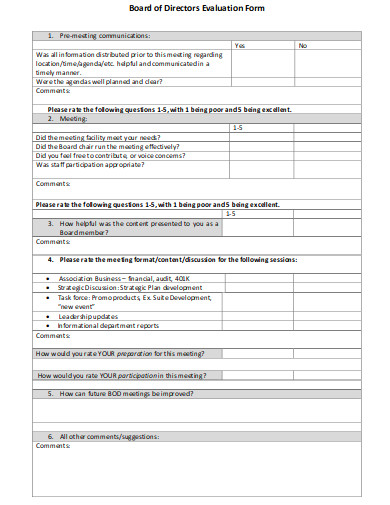 19+ Meeting Evaluation Templates - PDF
