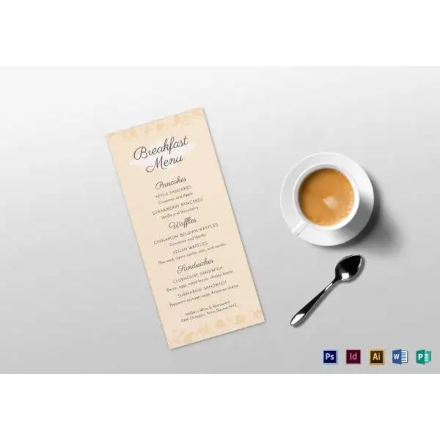 Breakfast Menu - 12+ Free Templates in MS Word, PSD, InDesign ...