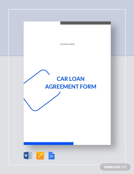 How to Make a Car Loan Agreement Form Templates