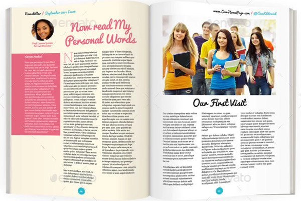 10 College Newsletter Templates In HTML PSD Word Pages