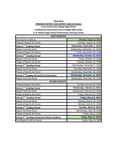 17+ College Report Card Templates in AI | PSD | PDF