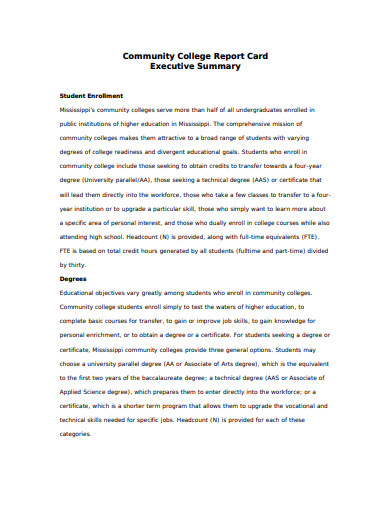 17+ College Report Card Templates in AI | PSD | PDF