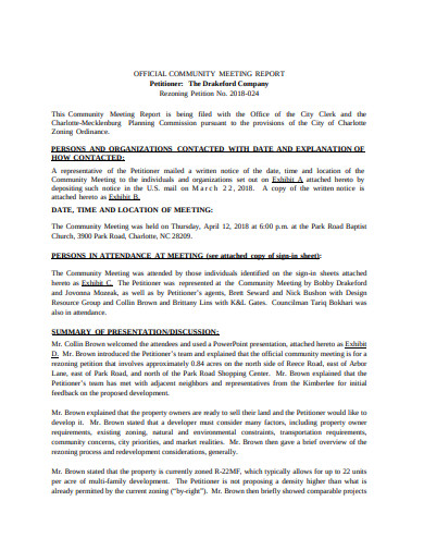 21+ Meeting Report Templates in Google Docs | Word | Pages | PDF