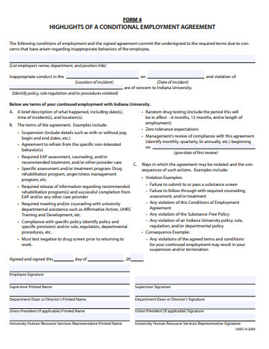 15+ Conditional Agreement Templates - Google Docs, Word, Pages, PDF