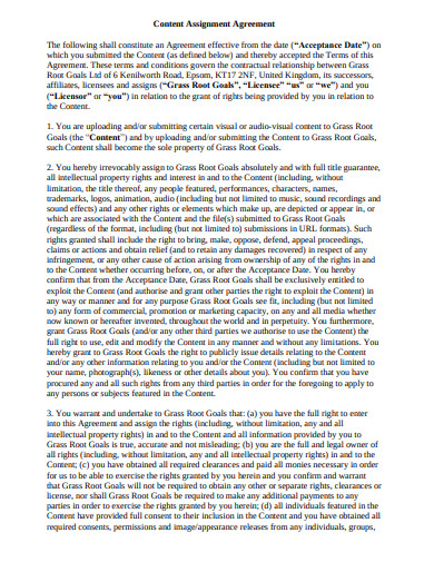 15+ Assignment Agreement Templates - PDF