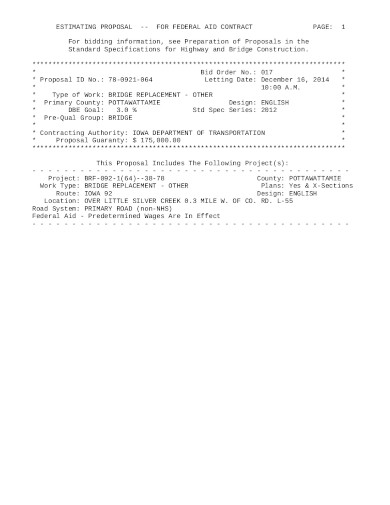 12+ Estimate Proposal Templates - Google Docs, Word, Pages, PDF