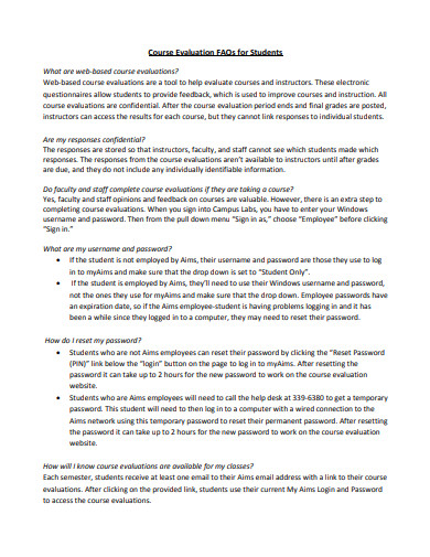 20+ Course Evaluation Templates - PDF, DOC