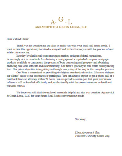 18+ FREE Real Estate Letter Templates in PDF | Google Docs | Word | Pages