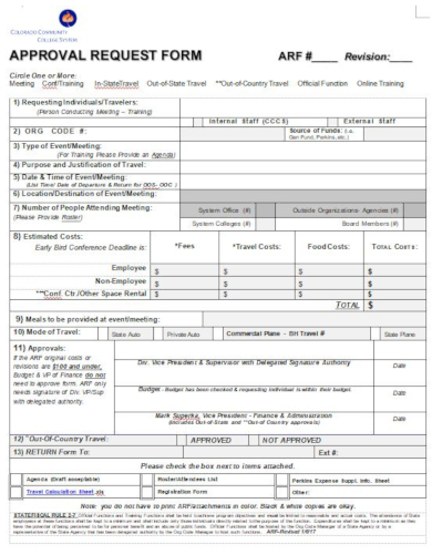 10+ Travel Request Form Templates - PDF, DOCX
