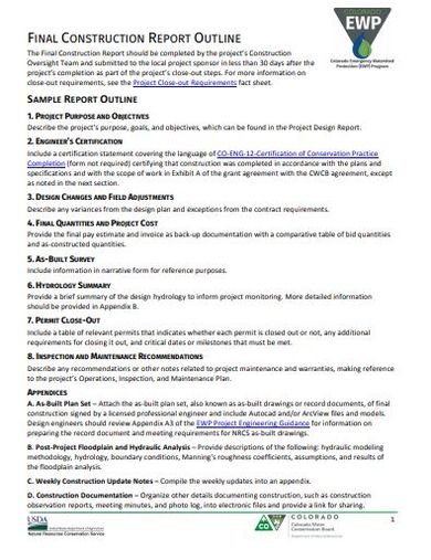 10+ FREE Construction Report Templates - Google Docs, AI, Excel, Word ...