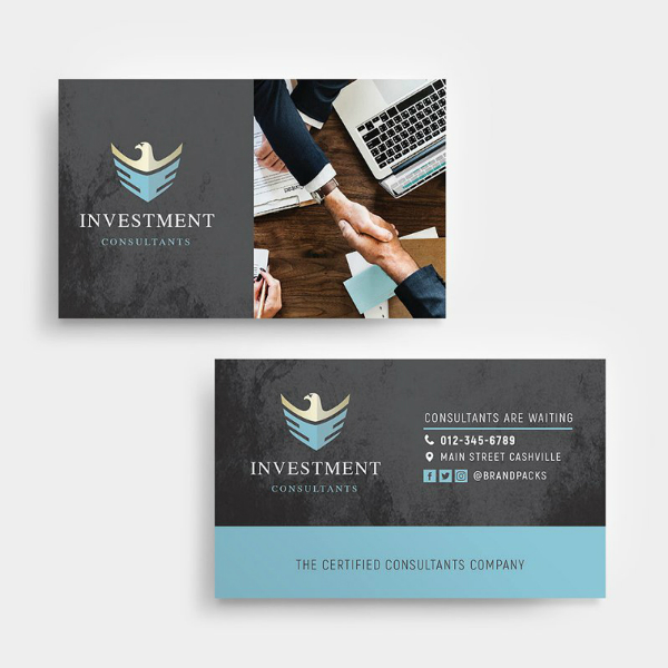 10+ Financial Business Card Templates - Illustrator, MS Word, Pages ...