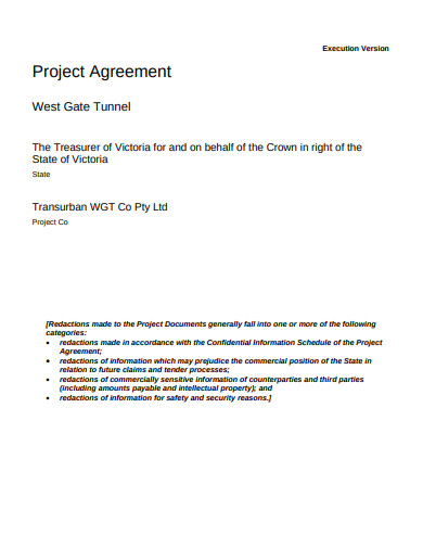 17+ Project Agreement Templates in PDF | XLS