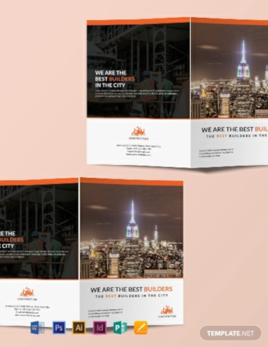 27+ FREE Construction Brochure Templates - PSD, PDF, AI, InDesign ...