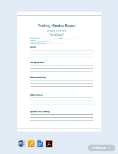 21+ Meeting Report Templates in Google Docs | Word | Pages | PDF