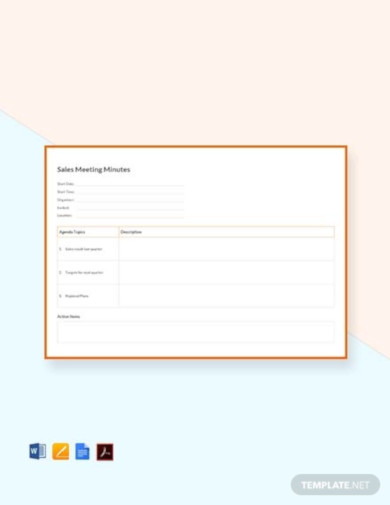 28+ Minutes of Meeting Sample Templates