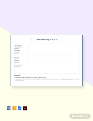 28+ Minutes of Meeting Sample Templates