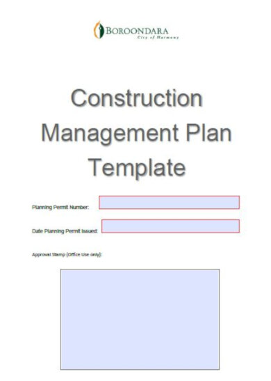 14+ FREE Construction Action Plan Templates - PDF, DOCX