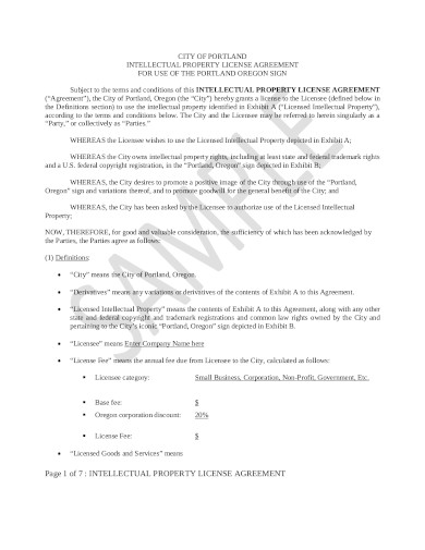 17+ Intellectual Property Agreement Templates - PDF, DOC