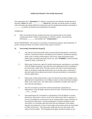 17+ Intellectual Property Agreement Templates - PDF, DOC