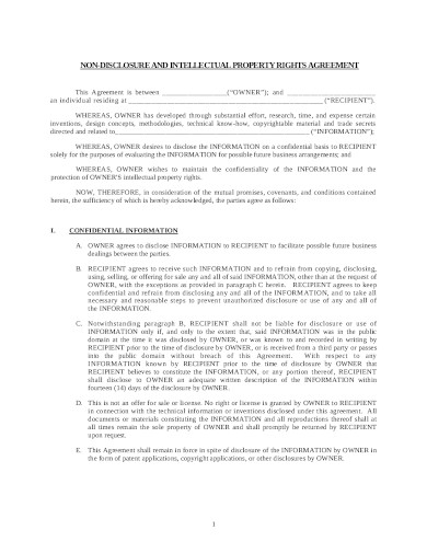 17+ Intellectual Property Agreement Templates - PDF, DOC