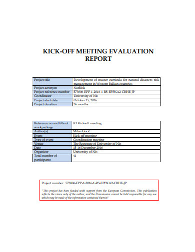 19 Meeting Evaluation Templates PDF