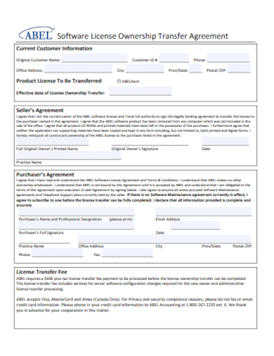 13+ Ownership Transfer Letter Templates - Sample, Example, Format