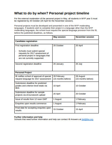 27+ Personal Timeline Templates - PDF