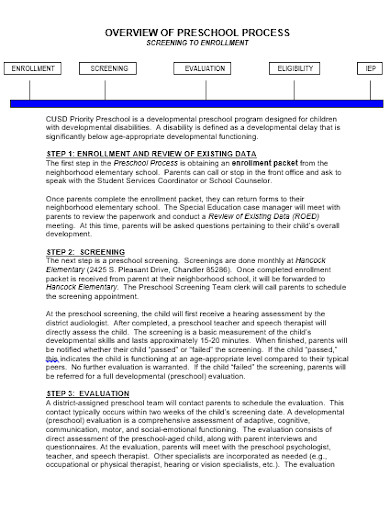 12+ Preschool Evaluation Templates in PDF | DOC