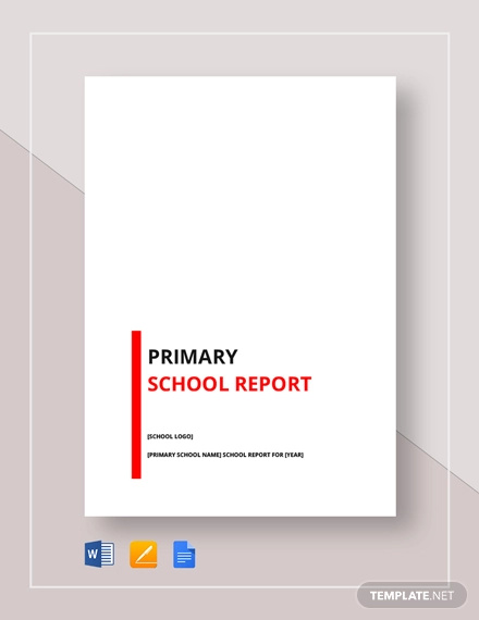 School Report Template - 24+ Free Sample, Example, Format Download