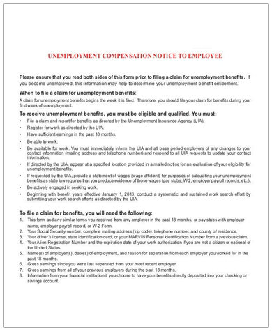 Employee Notice Templates - Google Docs, MS Word, Pages, PDF