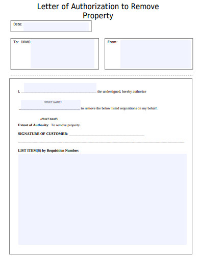 Free 19+ Property Authorization Letter Templates in PDF | DOC