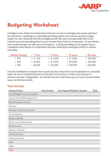 9-retirement-budget-templates-pdf