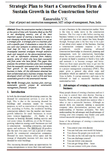 18 FREE Construction Business Plan Templates PDF Google Docs Word 
