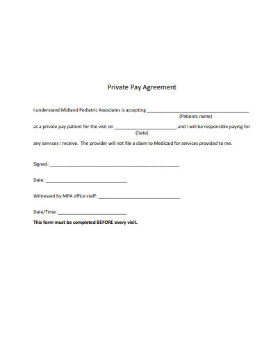 13+ Private Agreement Templates - Google Docs, Word, Pages, PDF