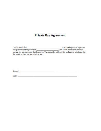 13+ Private Agreement Templates - Google Docs, Word, Pages, PDF